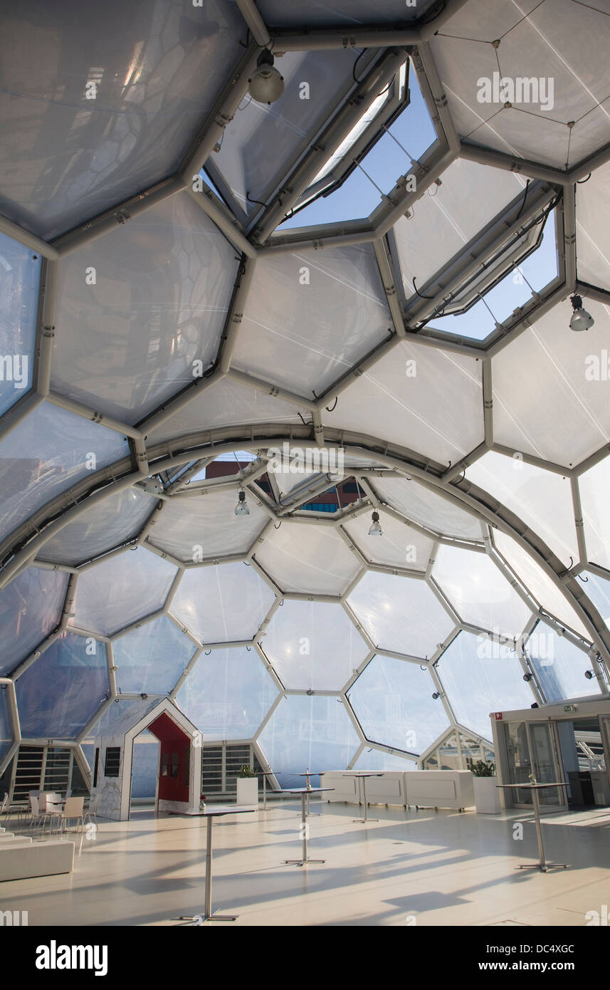 Floating Pavilion sustainable architecture Rotterdam Netherlands Stock ...