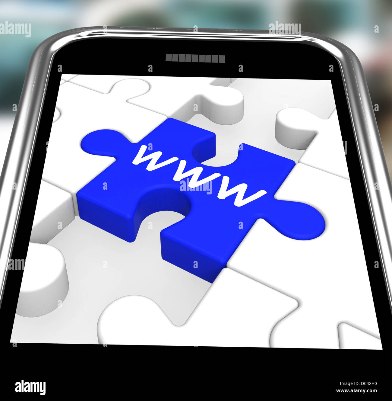 WWW On Smartphone Showing Internet Browsing Stock Photo - Alamy