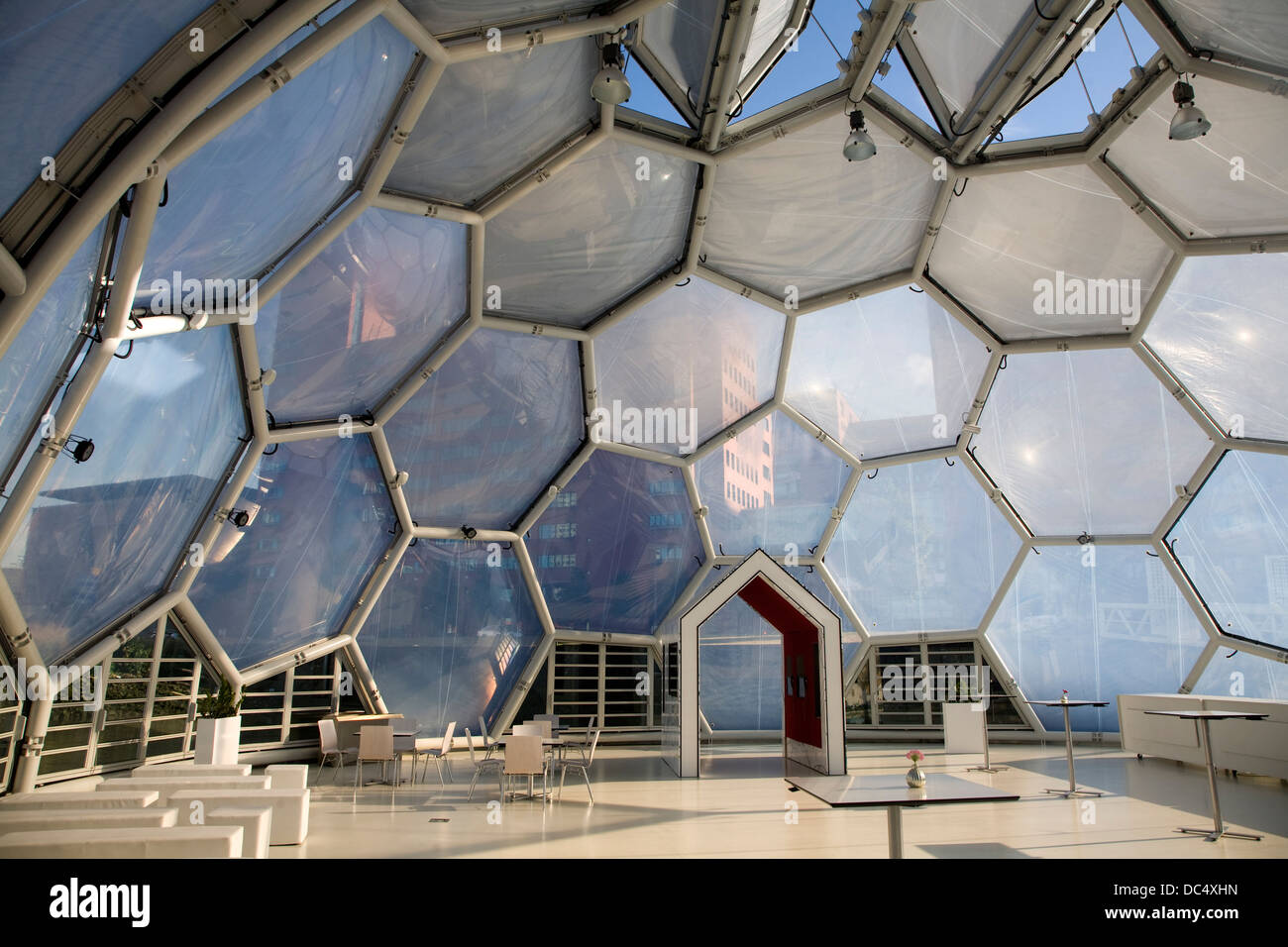 Floating Pavilion sustainable architecture Rotterdam Netherlands Stock ...