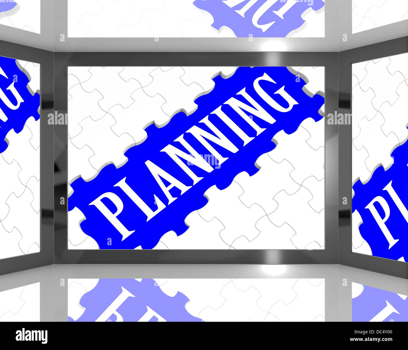 Planning On Screen Shows TV Guide Stock Photo - Alamy