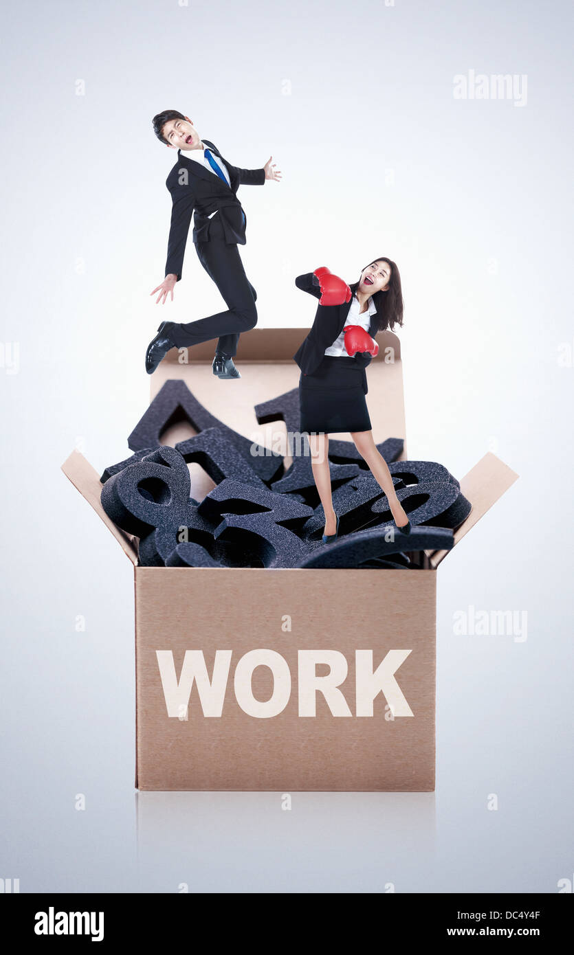 Flying numbers and person hi-res stock photography and images - Alamy