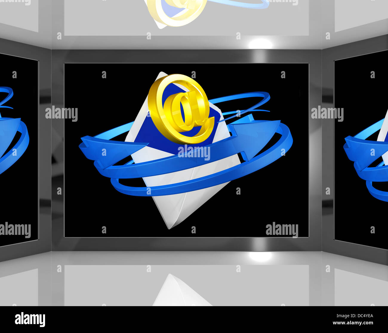 Email Sign On Screen Showing Digital Mailbox Stock Photo - Alamy