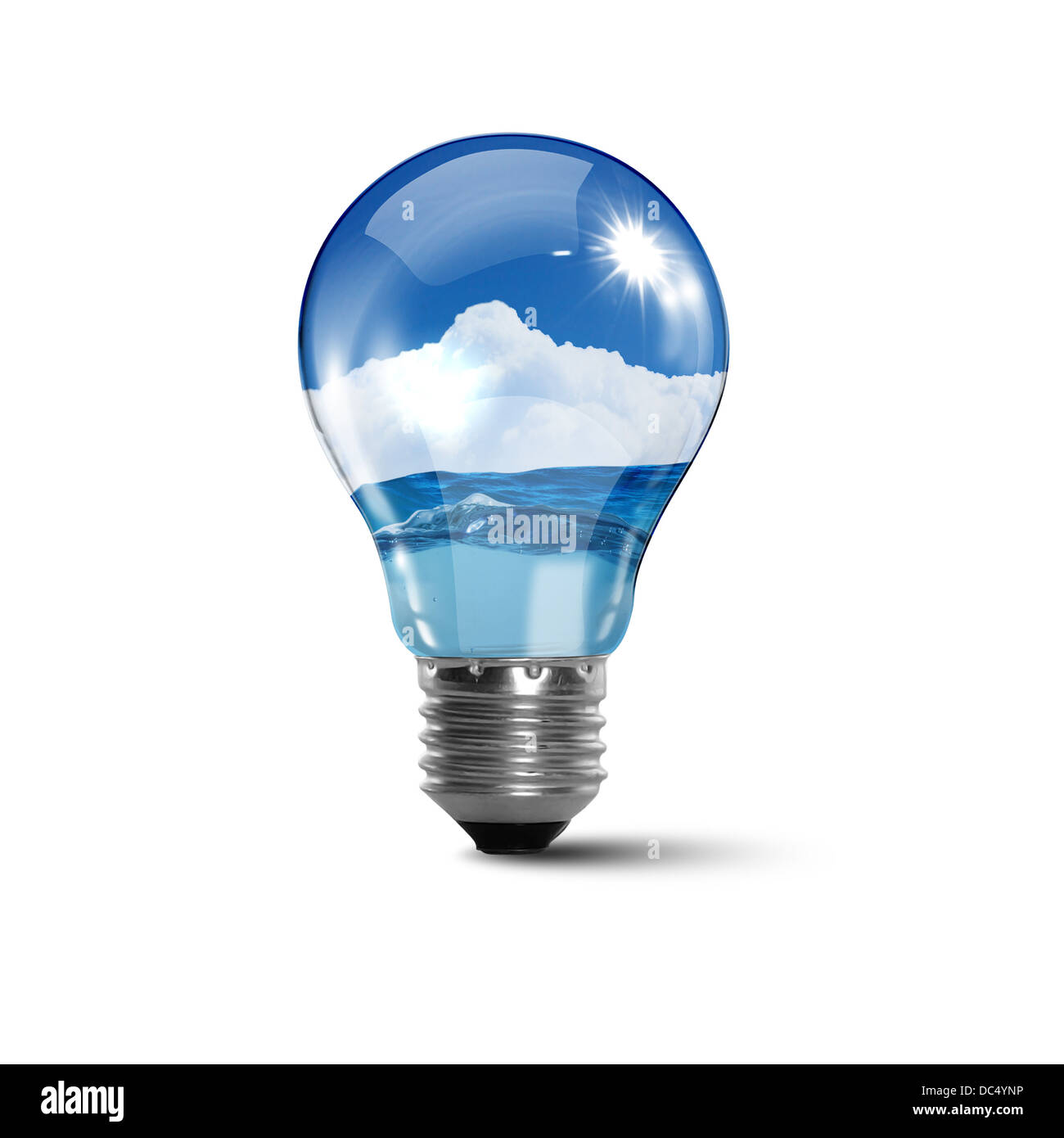 Ecology bulb light Stock Photo - Alamy