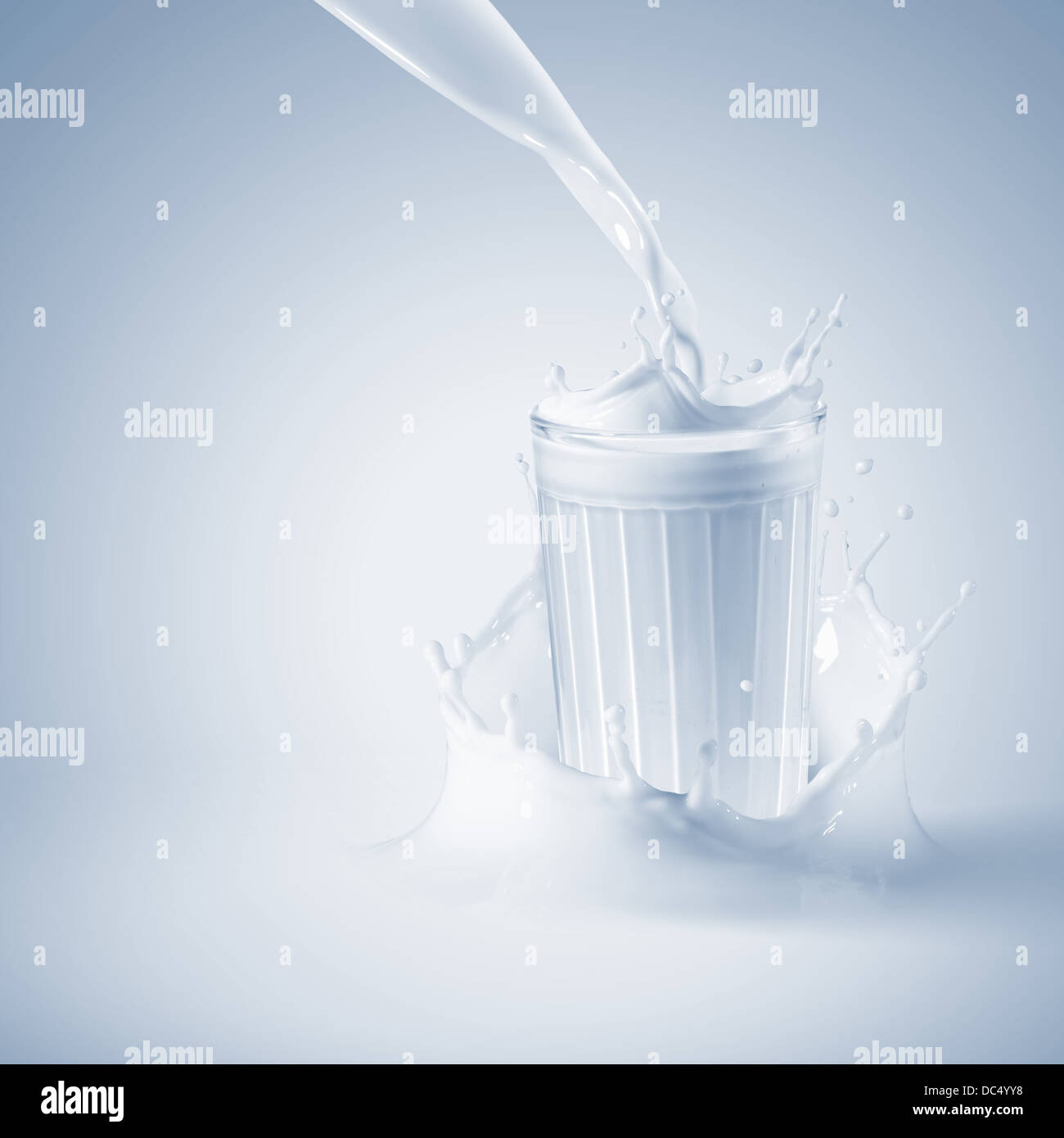 Fresh milk in the glass Stock Photo - Alamy