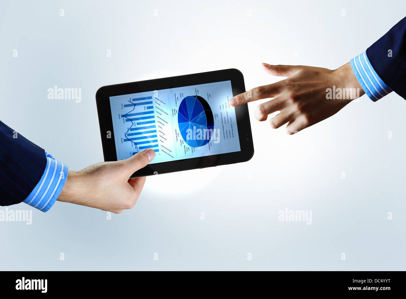 Modern computer technology in business Stock Photo - Alamy