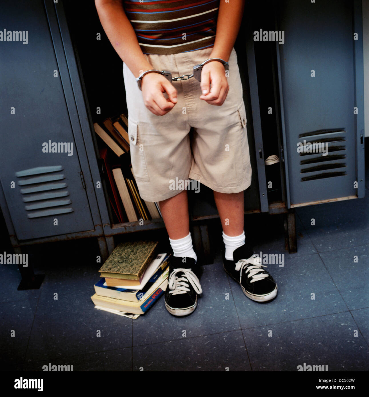 Youth handcuff hi-res stock photography and images - Alamy