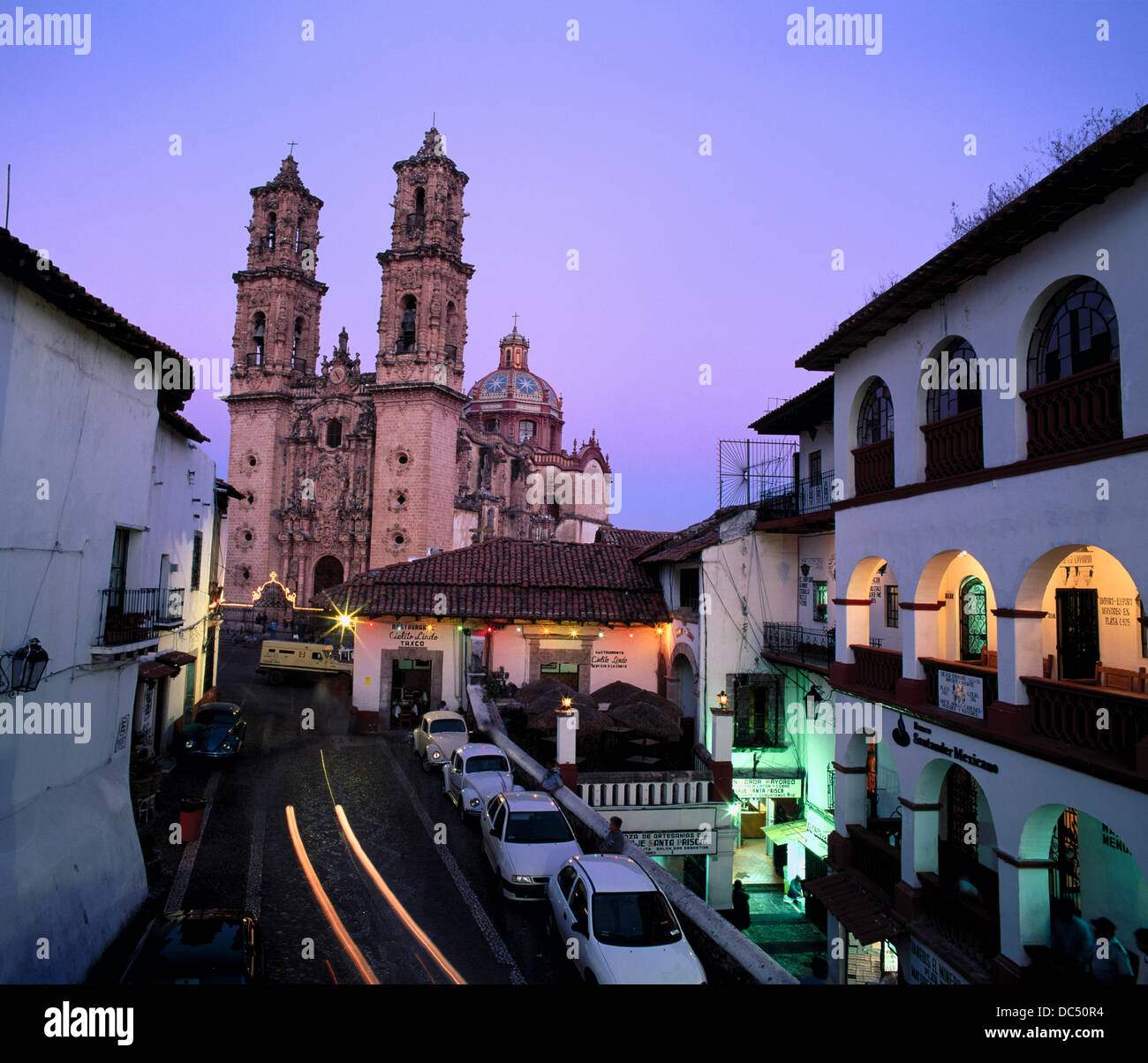 Church of Santa Prisca. Taxco. Mexico Stock Photo - Alamy