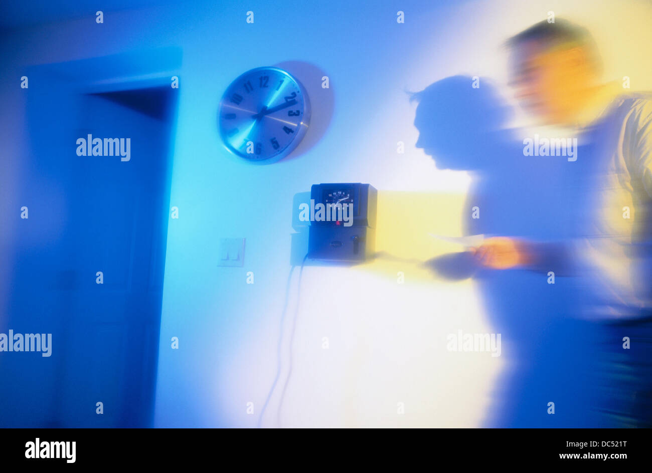 Clocking in clocking out hi-res stock photography and images - Alamy