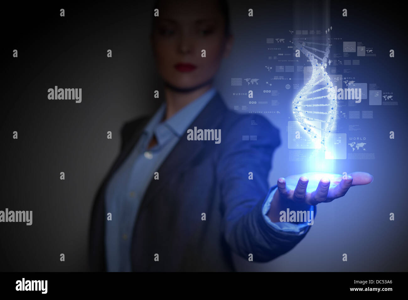 Coiled dna hi-res stock photography and images - Alamy