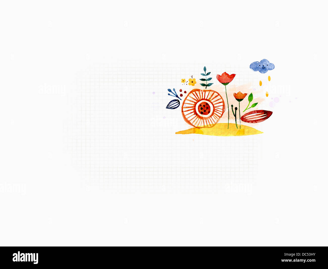 illustration design of ppt template front page Stock Photo - Alamy