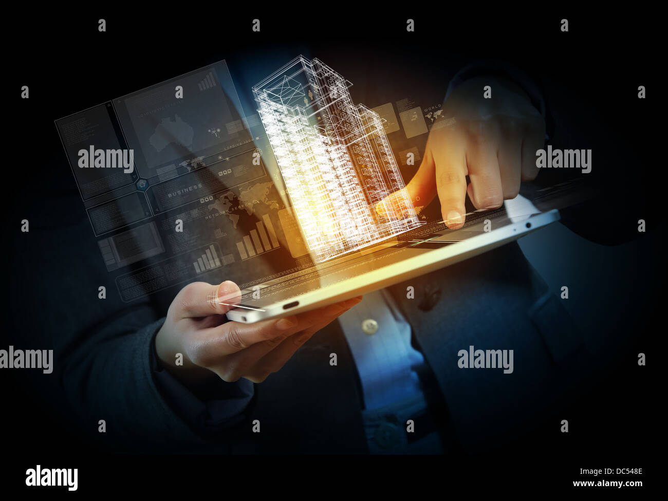 engineering automation building design Stock Photo - Alamy