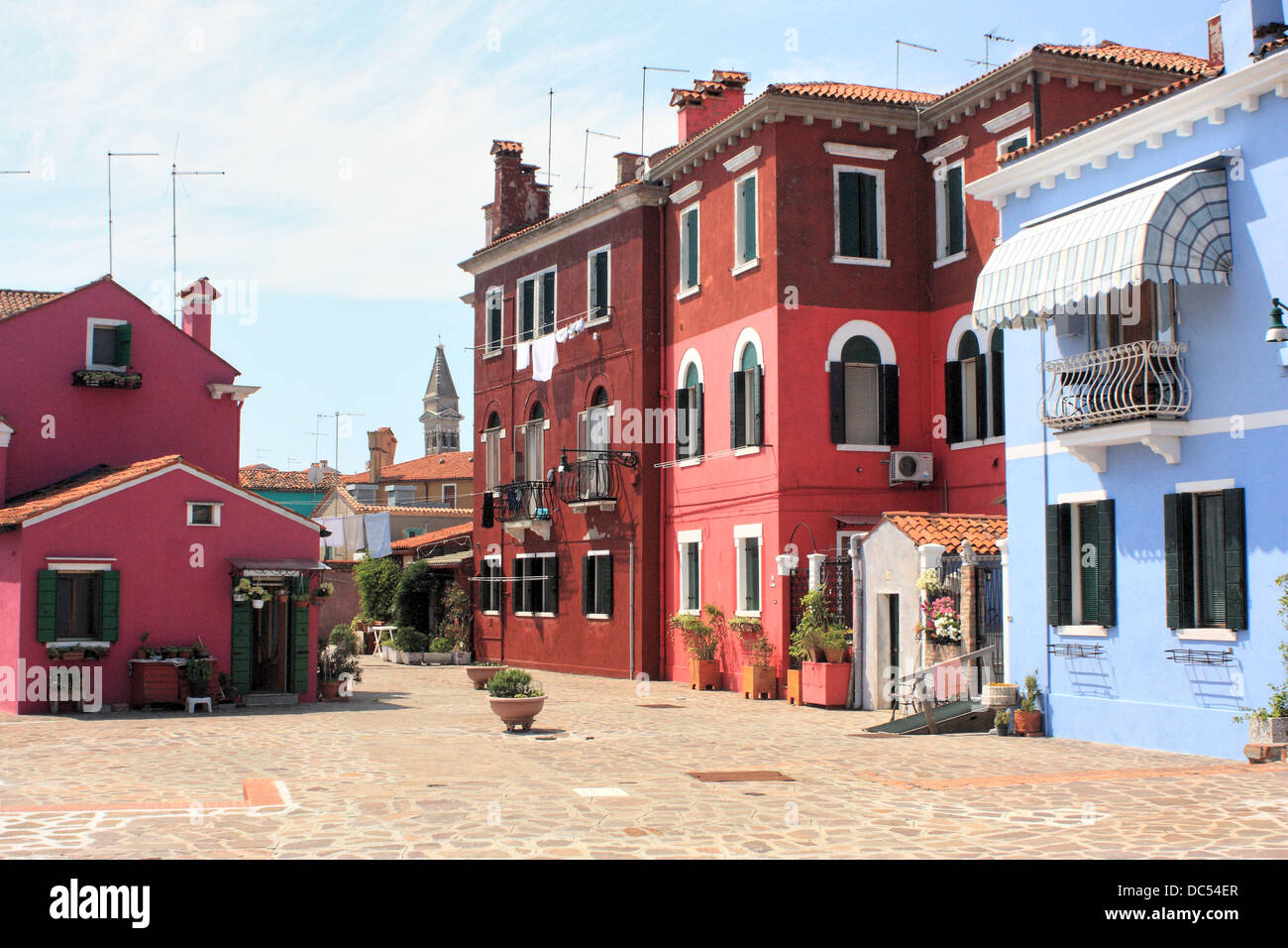 Colourful houses, Burano Island, Isola di Burano Island, Venice Stock ...