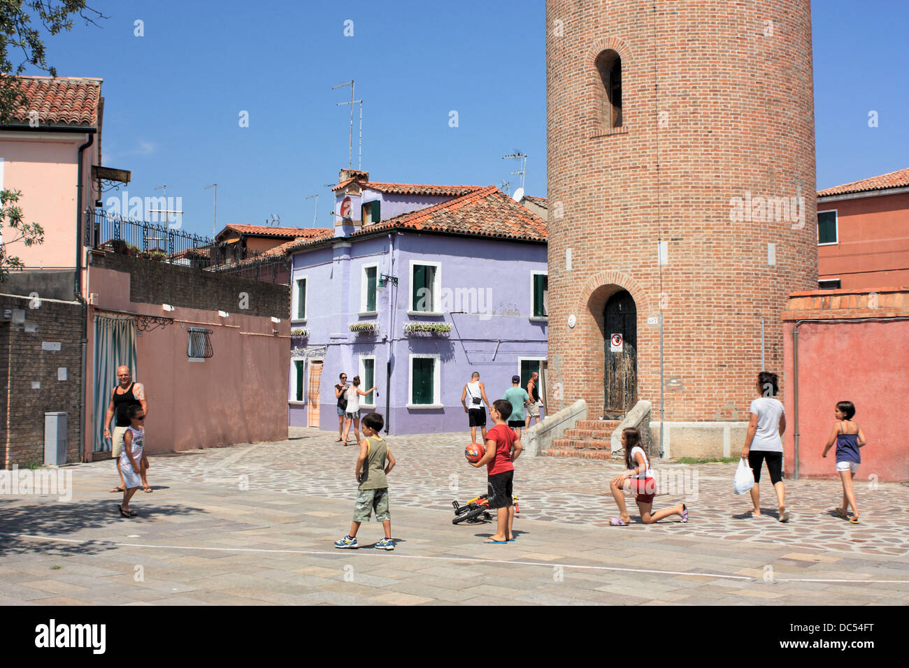 Italian Children Playing
