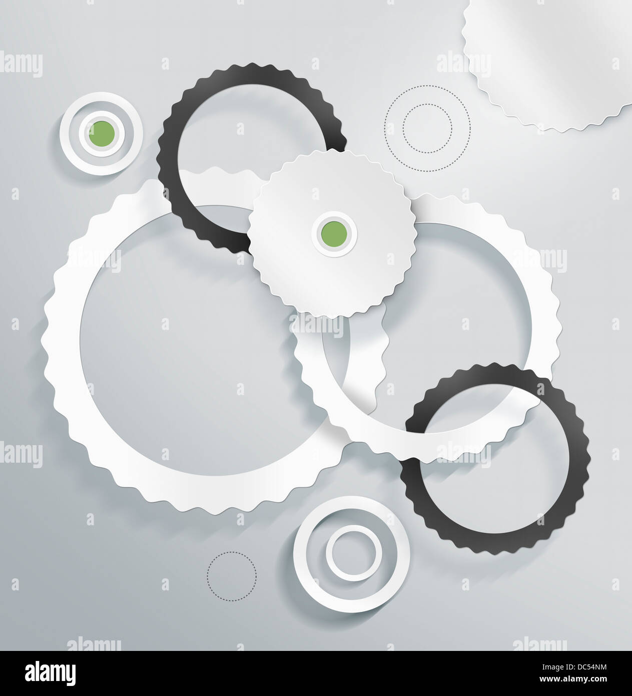 illustration template of gear Stock Photo - Alamy