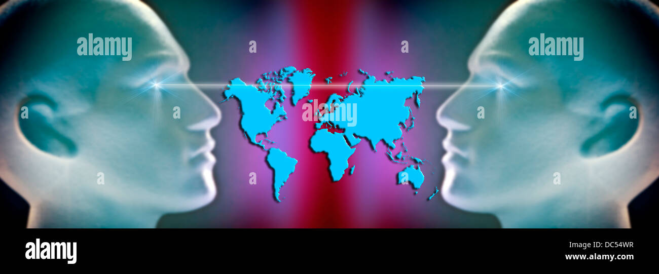 Global Vision panoramic Stock Photo - Alamy