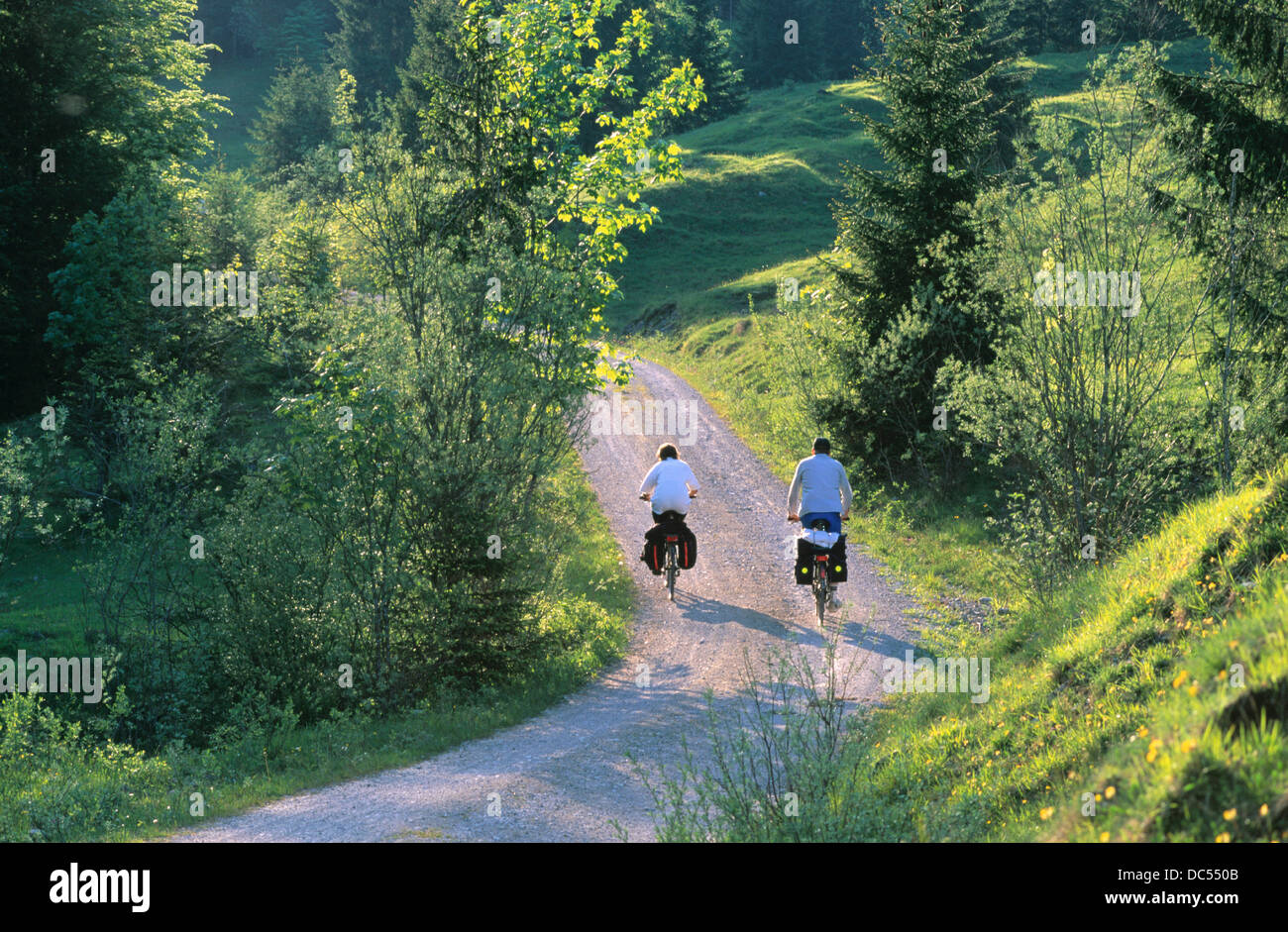Cyclists. Bavaria. Germany Stock Photo - Alamy