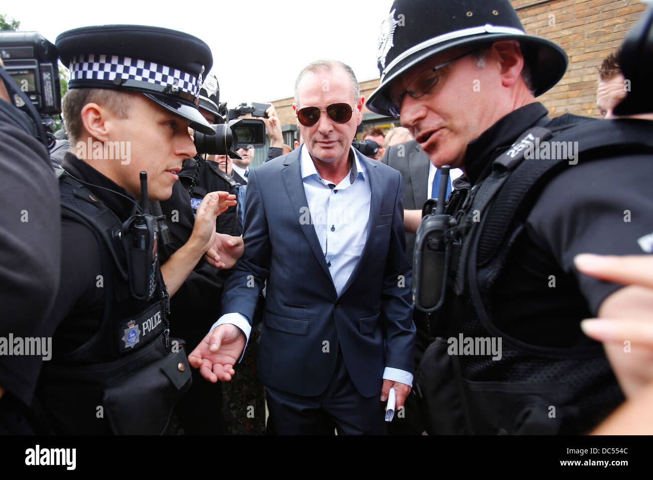 Former England star Paul Gascoigne at Stevenage Magistrates Court in ...