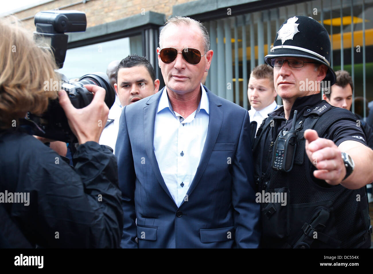 Former England star Paul Gascoigne at Stevenage Magistrates Court in ...