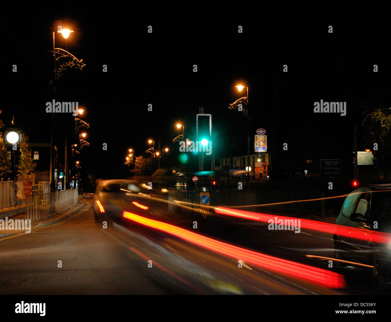 Low light slow shutter street photography Stock Photo - Alamy