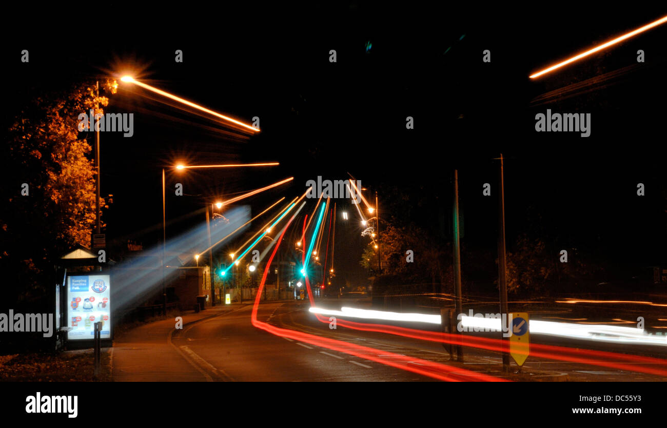 Low light slow shutter street photography Stock Photo - Alamy