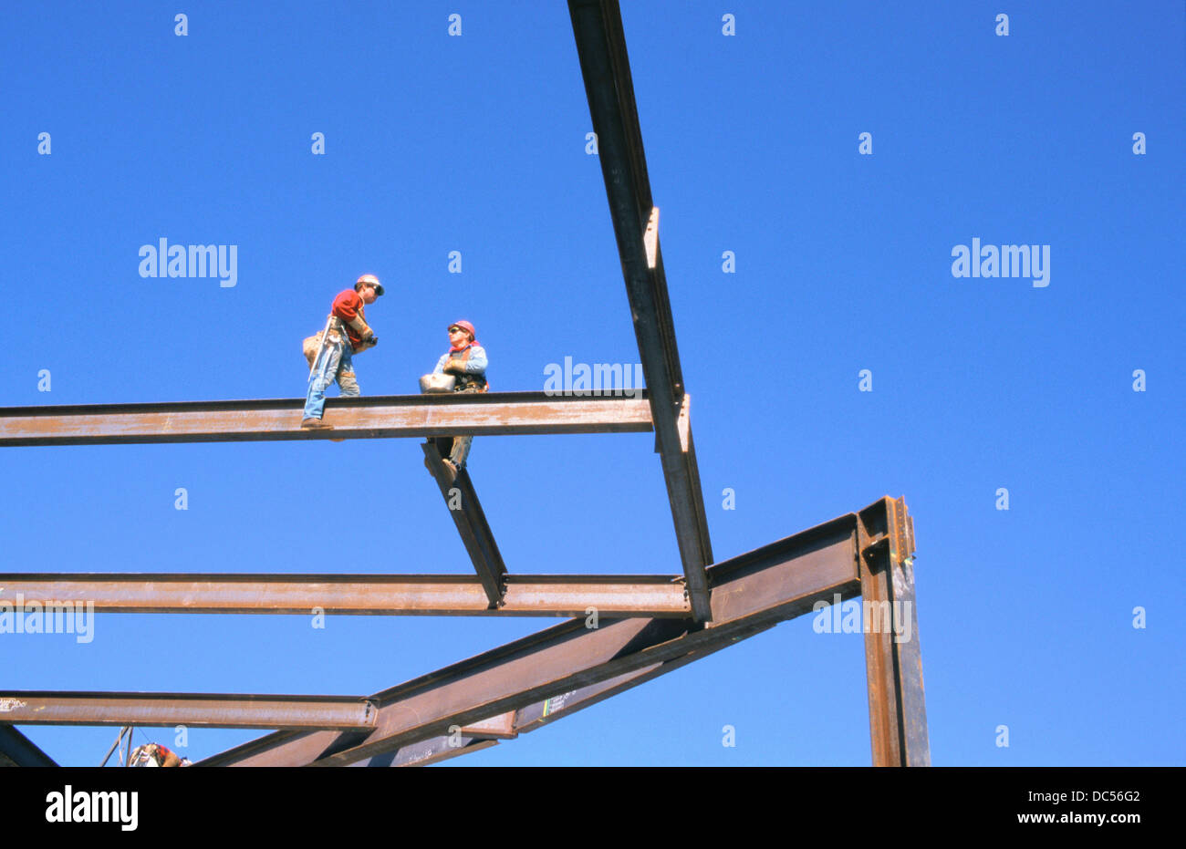 Ironworker height hi-res stock photography and images - Alamy