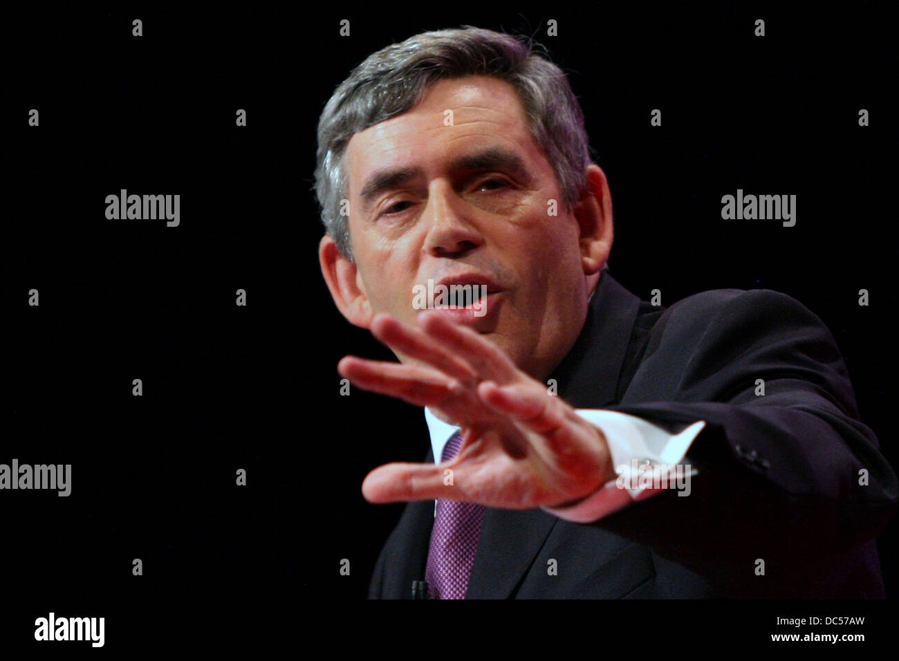 Gordon brown party speech 2008 hi-res stock photography and images - Alamy