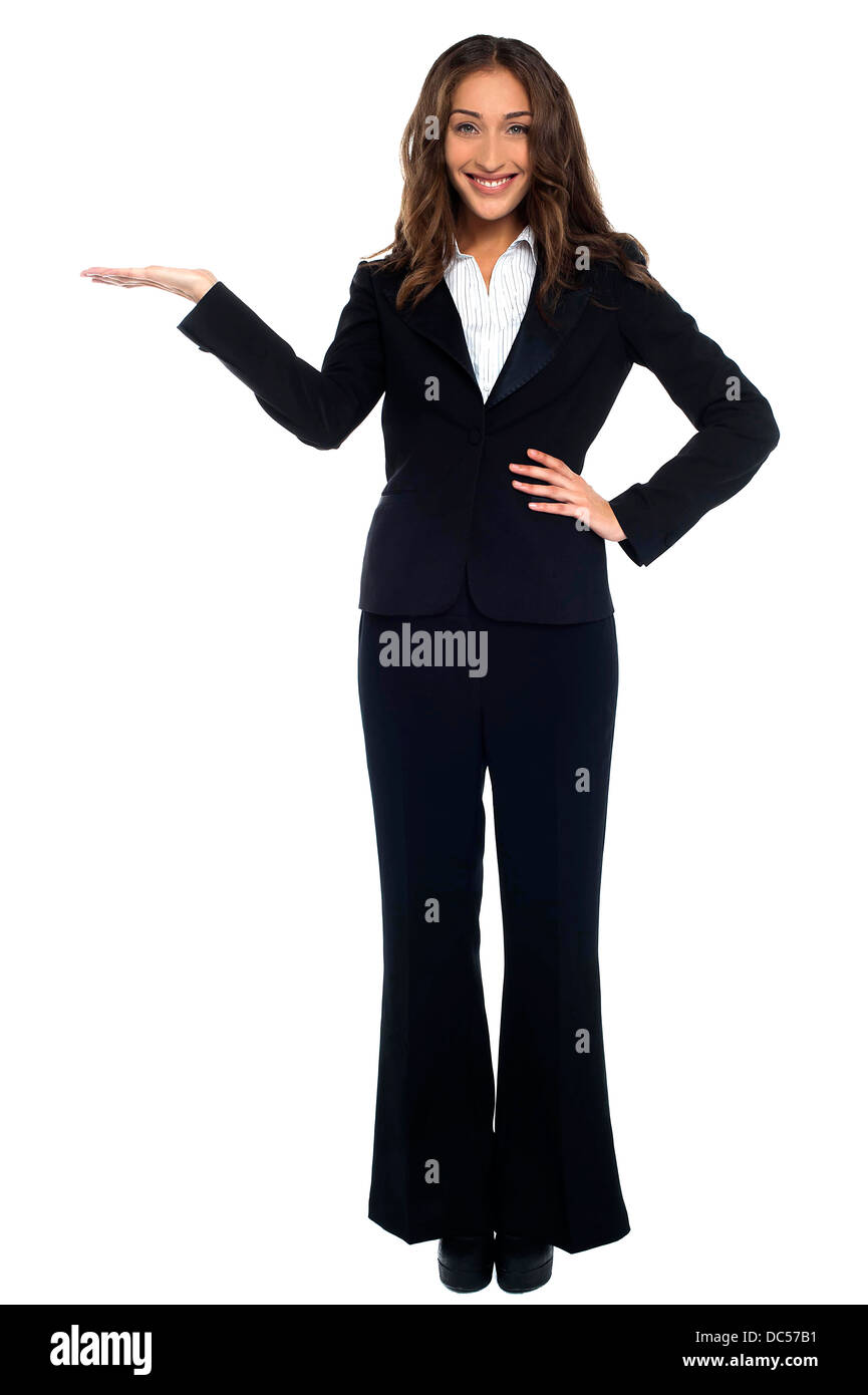 Portrait of beautiful corporate female Stock Photo - Alamy