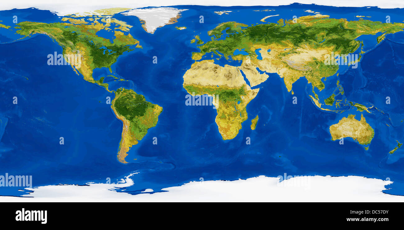 Satellite image of earth hi-res stock photography and images - Alamy