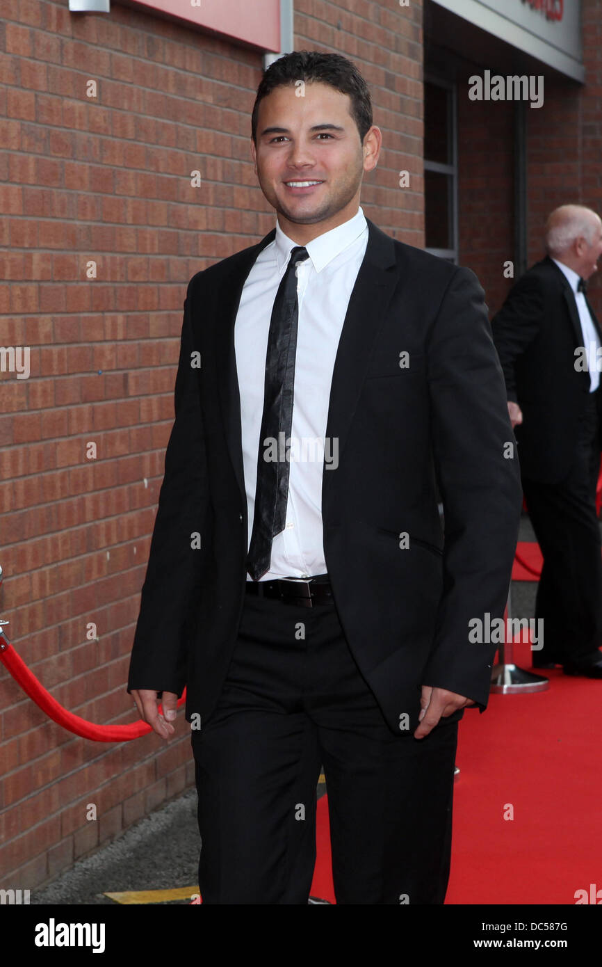 Old Trafford football ground for a charity dinner. Ryan Thomas Stock ...