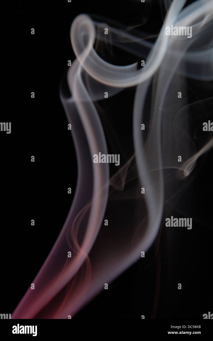 Smoke photography using gels and flash Stock Photo - Alamy