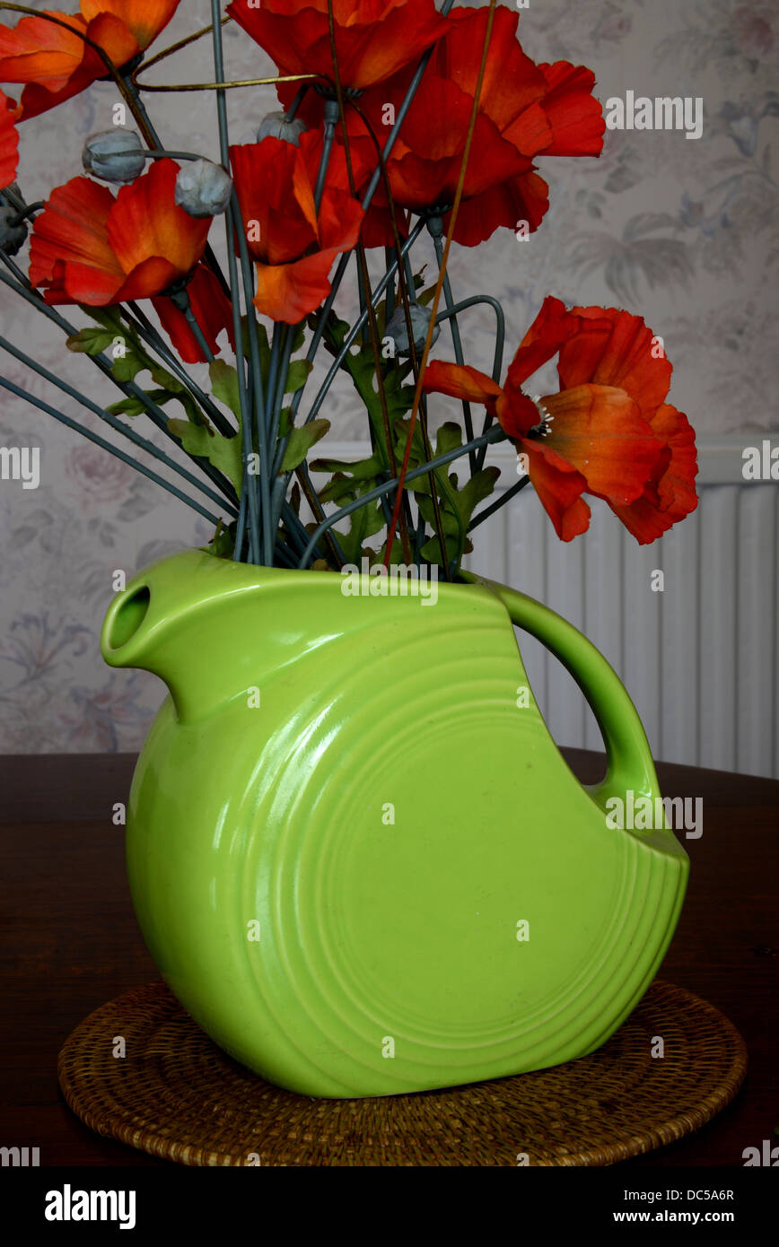 Fiesta stoneware pitcher Stock Photo - Alamy