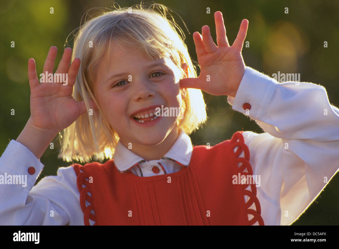 Funny gesture children hi-res stock photography and images - Alamy