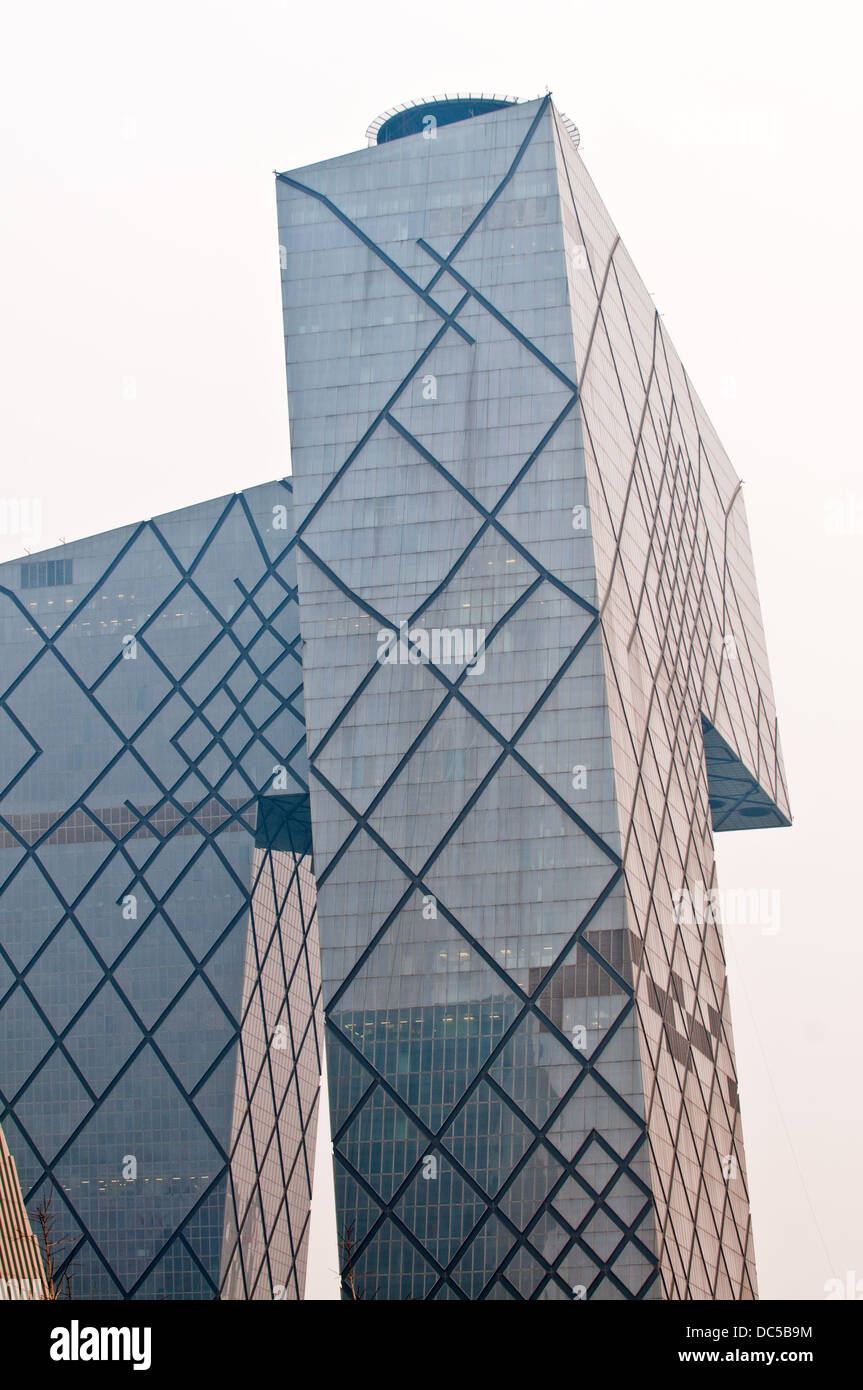 China Central Television (CCTV) Headquarters modern building on East ...