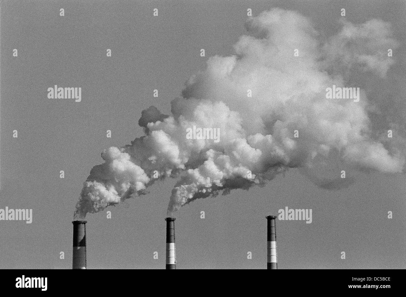 Black smokestacks hi-res stock photography and images - Alamy