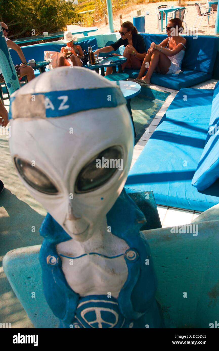 Blue bar beach bar formentera hi-res stock photography and images - Alamy