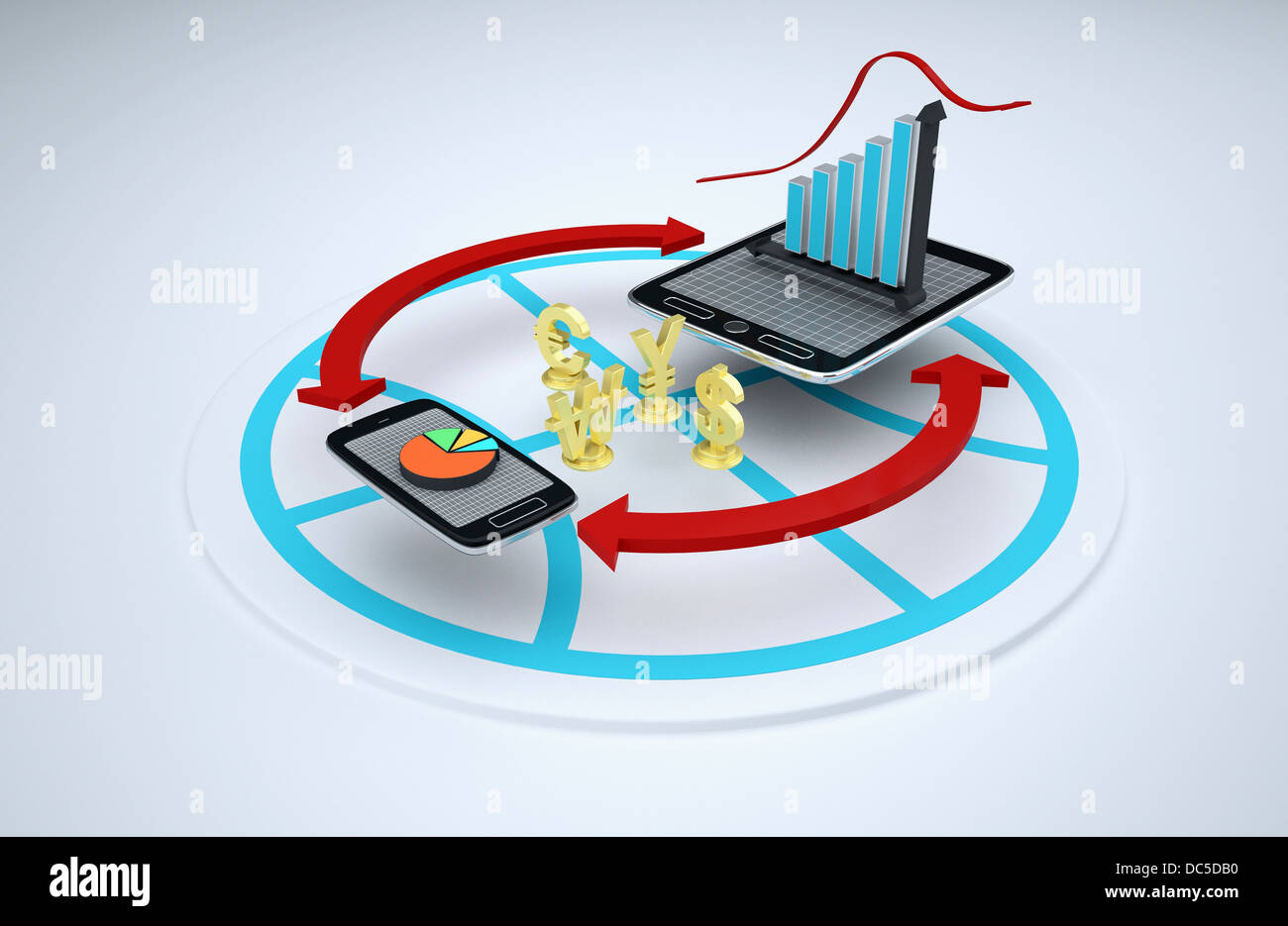 Rotating graphs hi-res stock photography and images - Alamy
