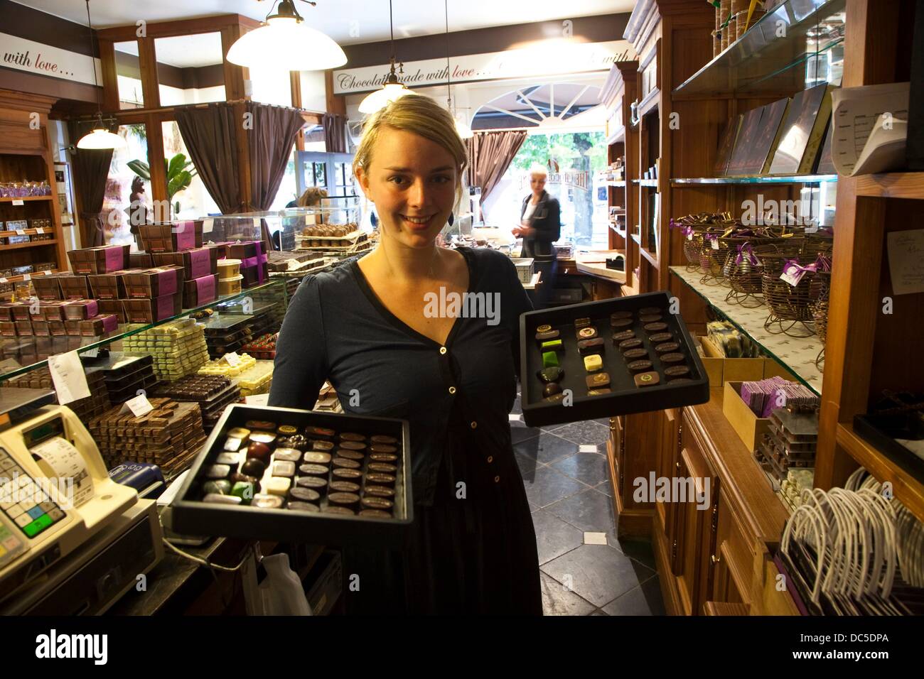 ´The Chocolate Line´, artisanal chocolate shop Bruges, Brugge, Flanders ...