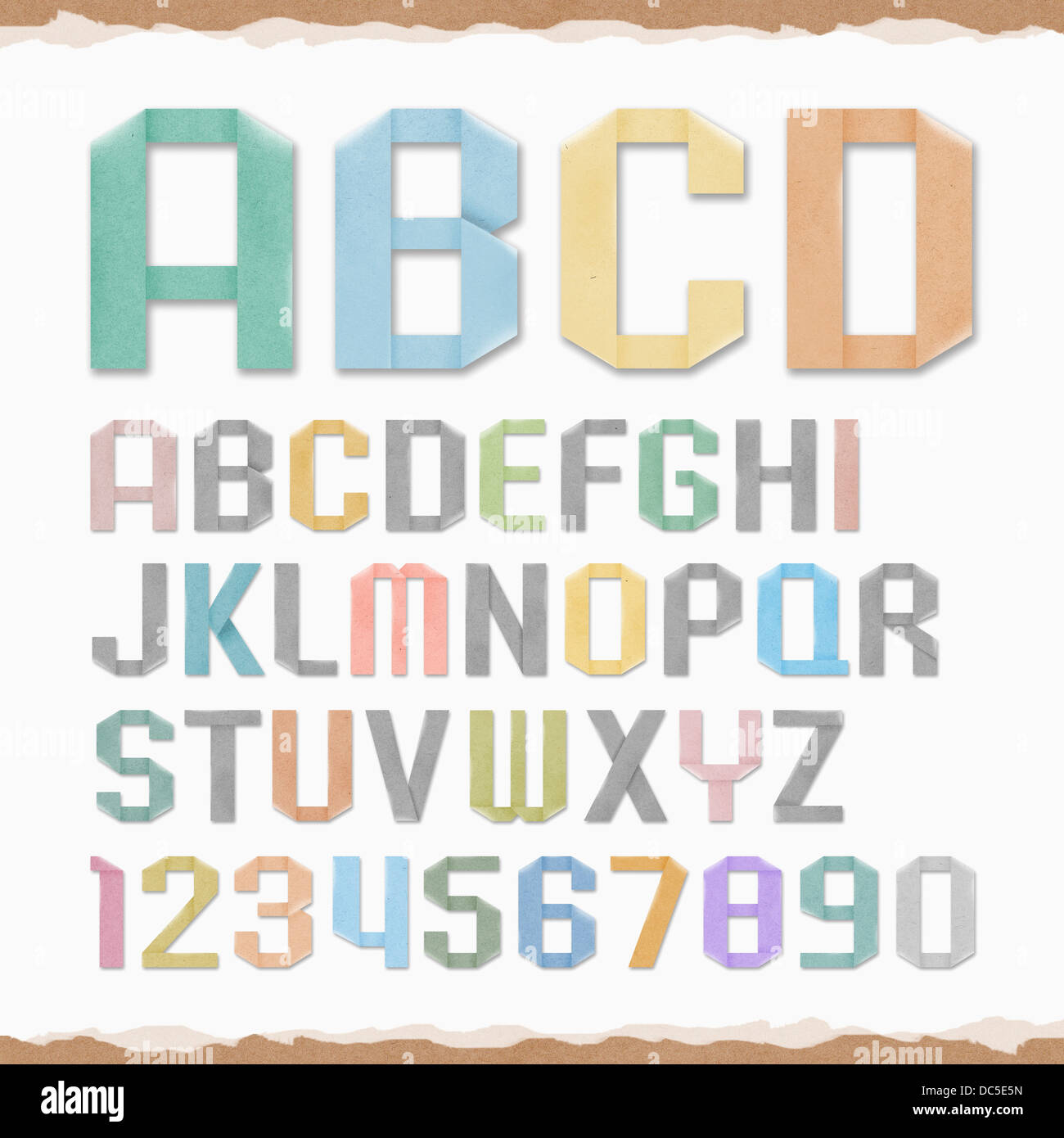 illustration of alphabet design fonts Stock Photo - Alamy