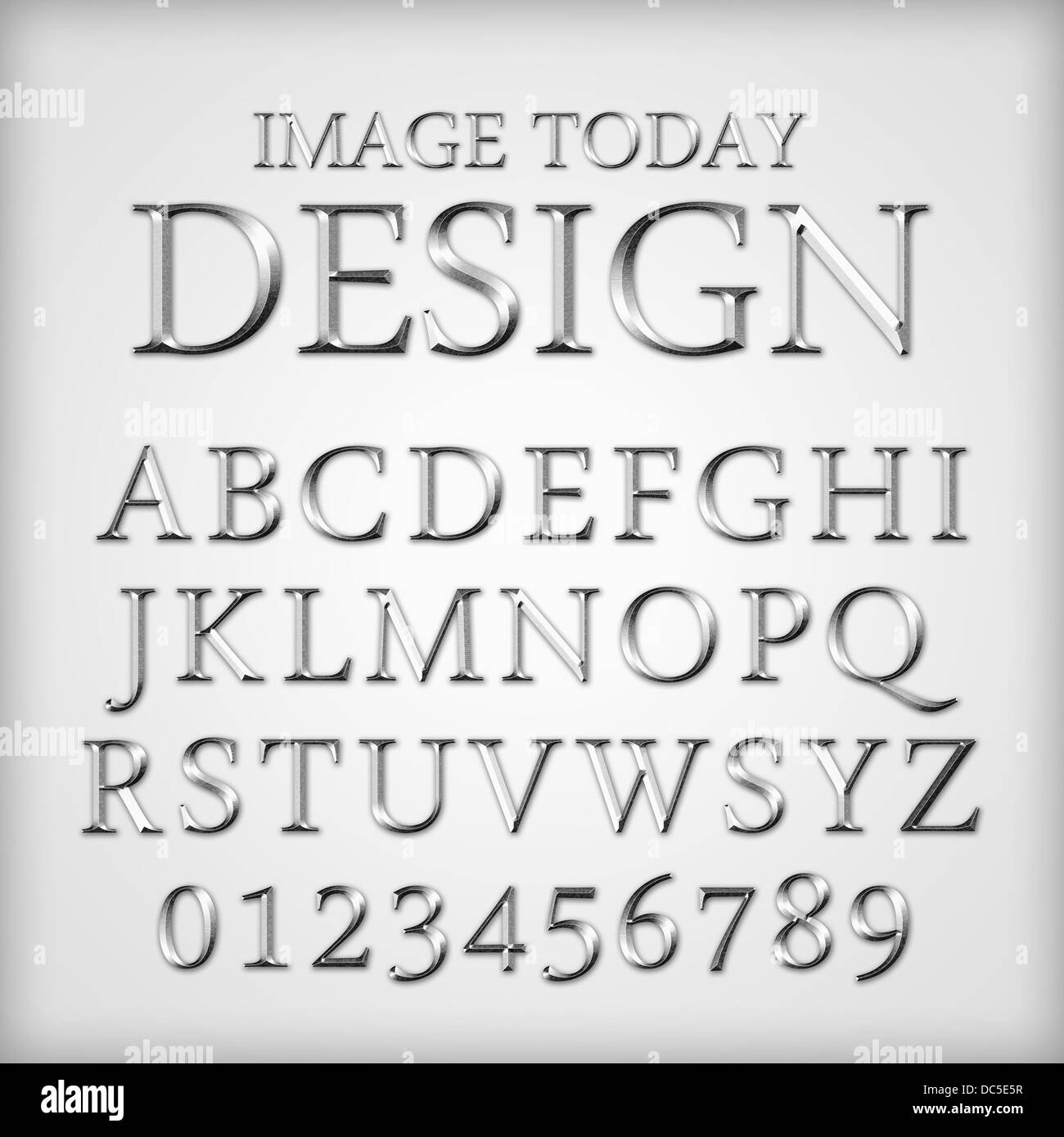 illustration of alphabet design fonts Stock Photo - Alamy