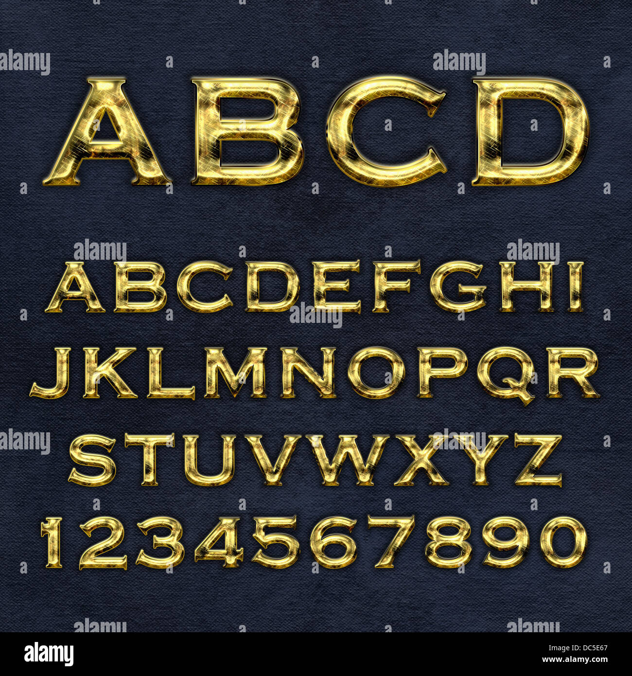 illustration of alphabet design fonts Stock Photo - Alamy