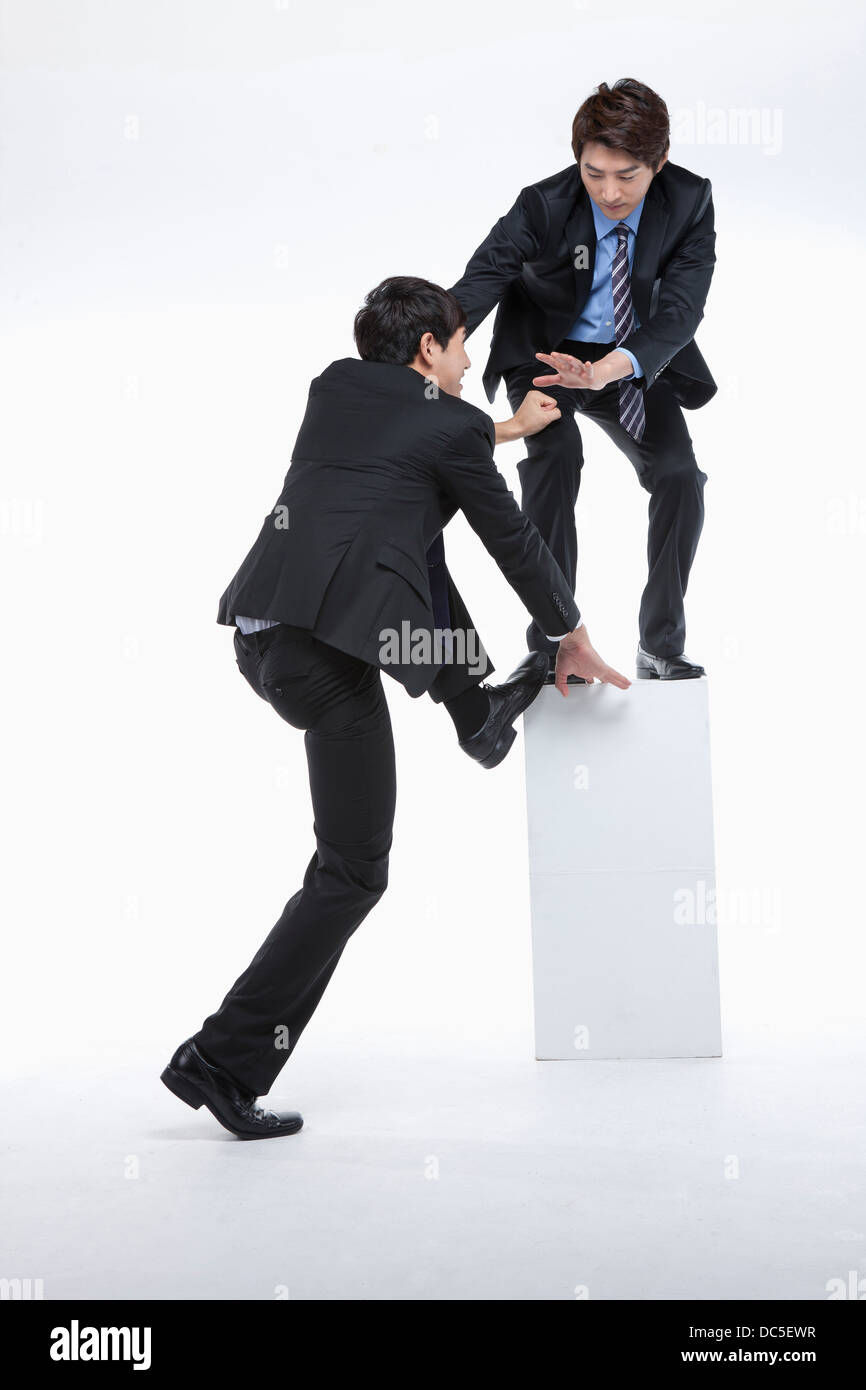 Push away working hi-res stock photography and images - Alamy
