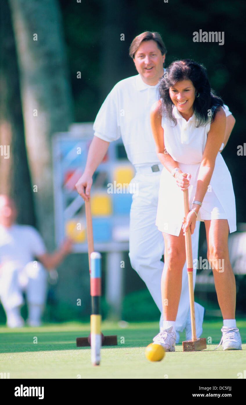 The croquet game hi-res stock photography and images - Alamy