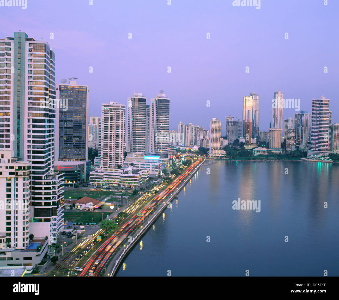Balboa avenue. Panama City. Panama Stock Photo - Alamy