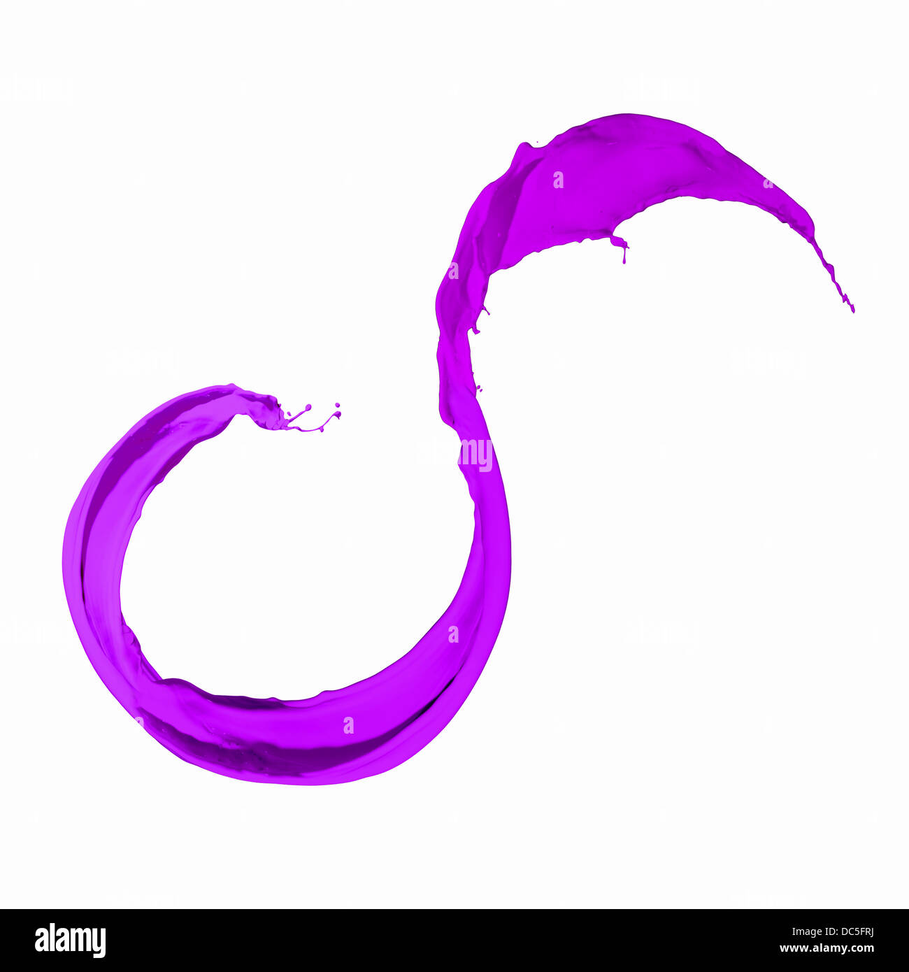Purple water splash Cut Out Stock Images & Pictures - Alamy