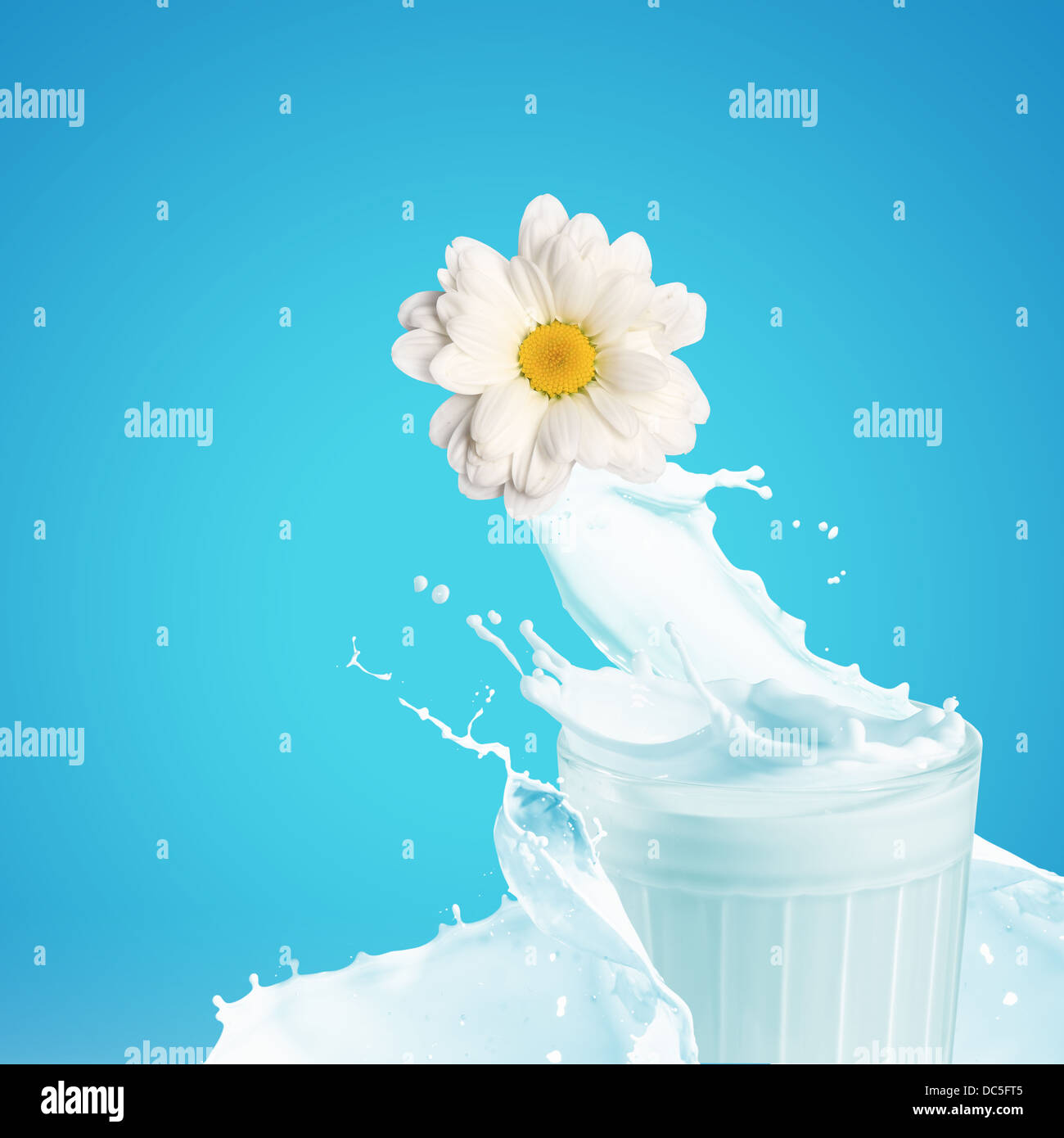 Fresh milk in the glass Stock Photo - Alamy