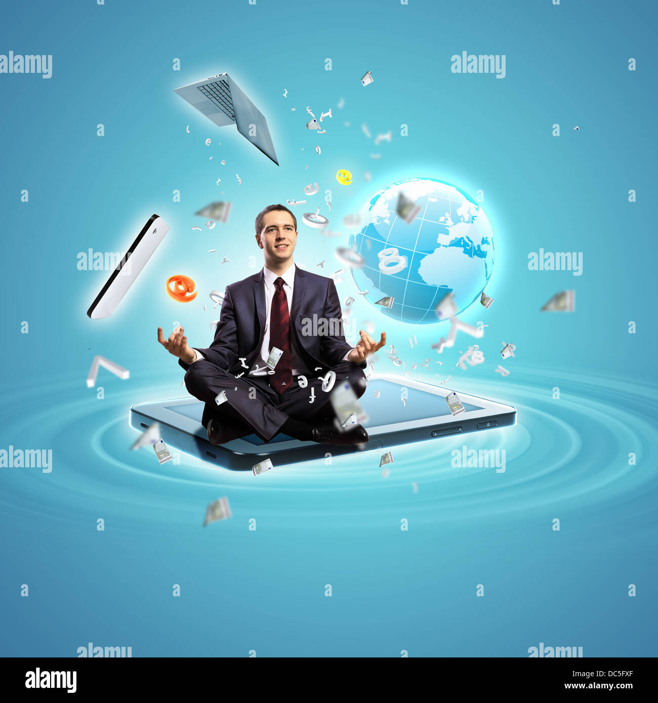 Modern technology illustration Stock Photo - Alamy