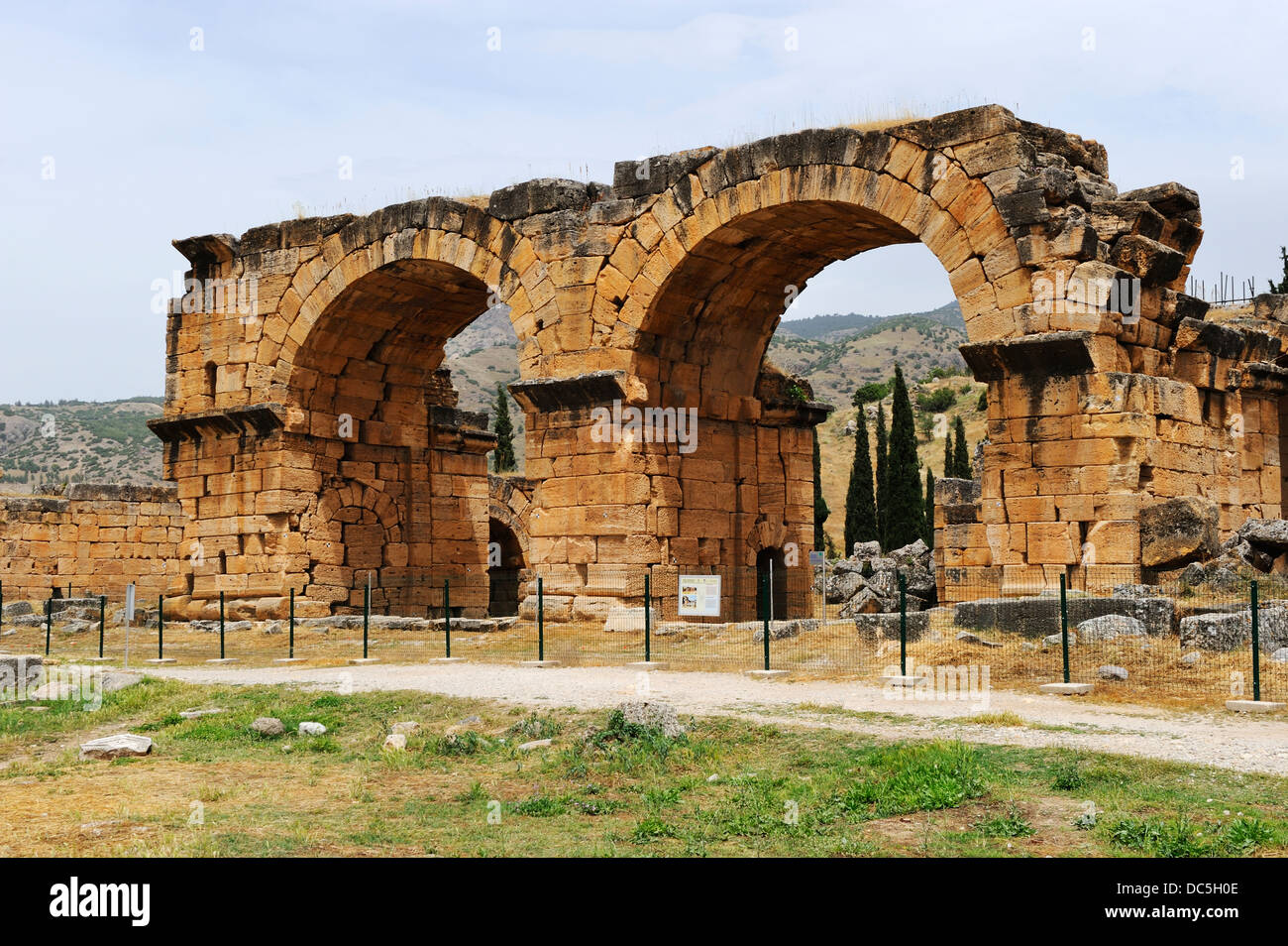 Roman Basilica Baths at Hierapolis, Aegean Coast, Turkey Stock Photo - Alamy