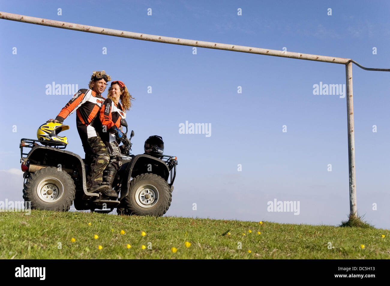 Desert quad biker hi-res stock photography and images - Alamy