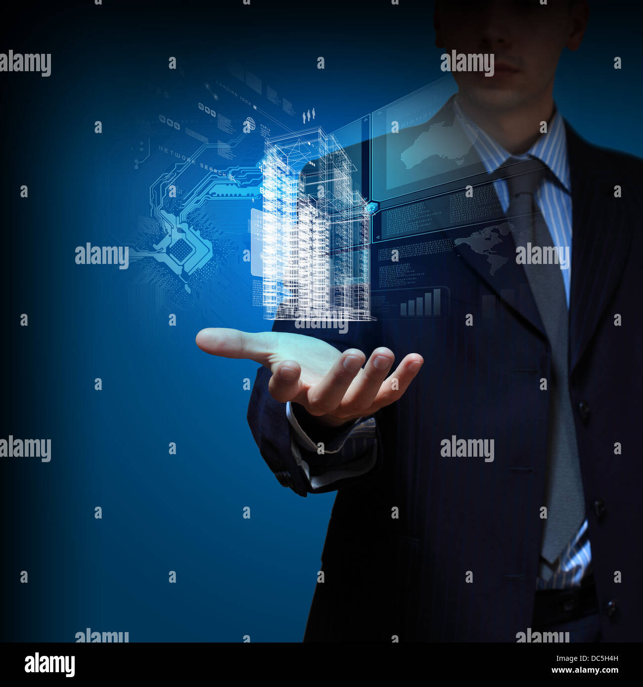 engineering automation building design Stock Photo - Alamy