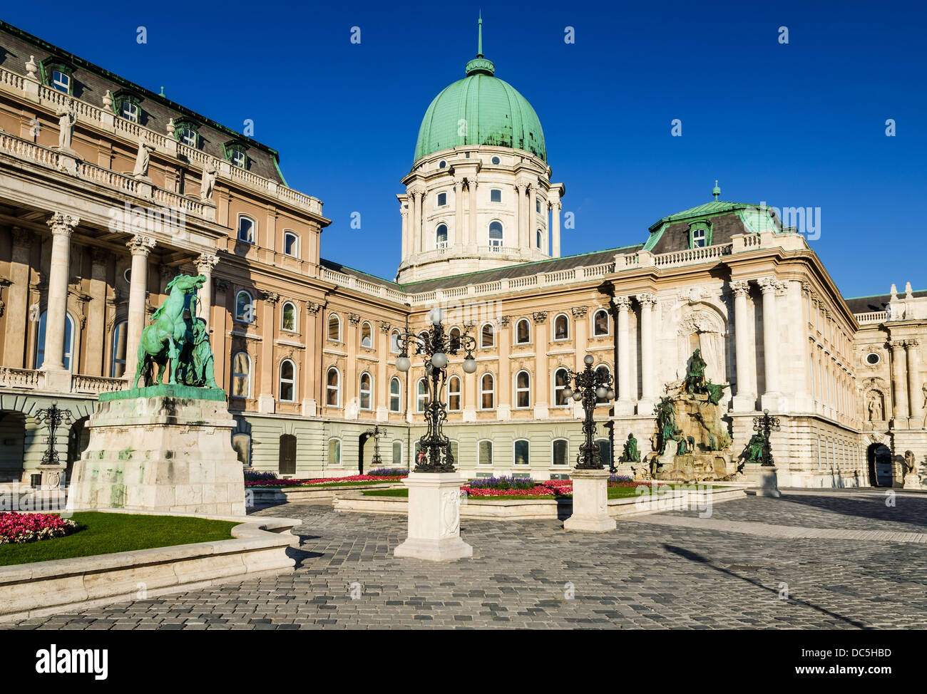 Buda Castle was built on the southern tip of Castle Hill in 1265AD ...